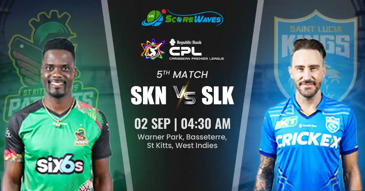 SKN vs SLK Team Prediction, CPL Fantasy Cricket Tips, Playing XI, and Pitch Report For Match 5 ...